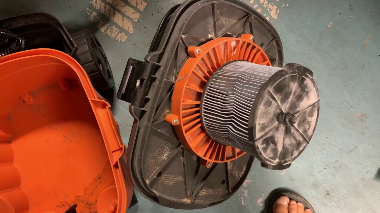 How to set up a Ridgid shop Vacuum for water or normal use - YouTube