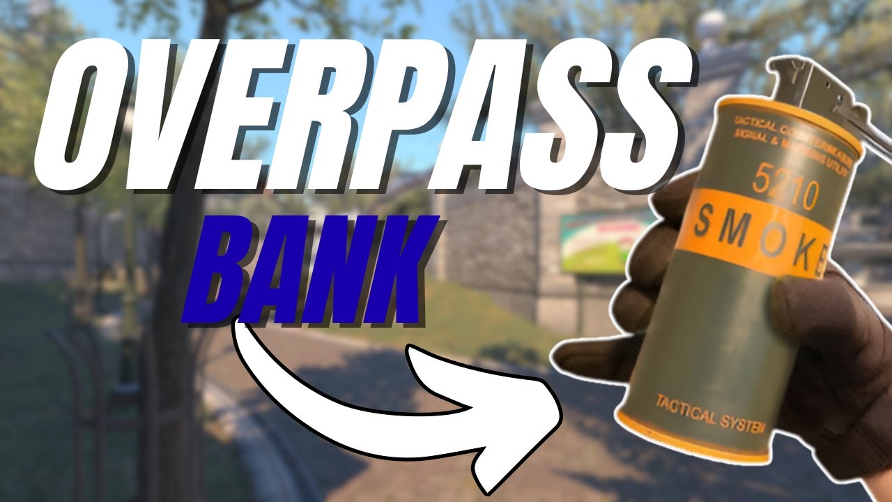 Bank Smoke on Overpass CS2 💨 (Fast & Reliable Lineup) - YouTube