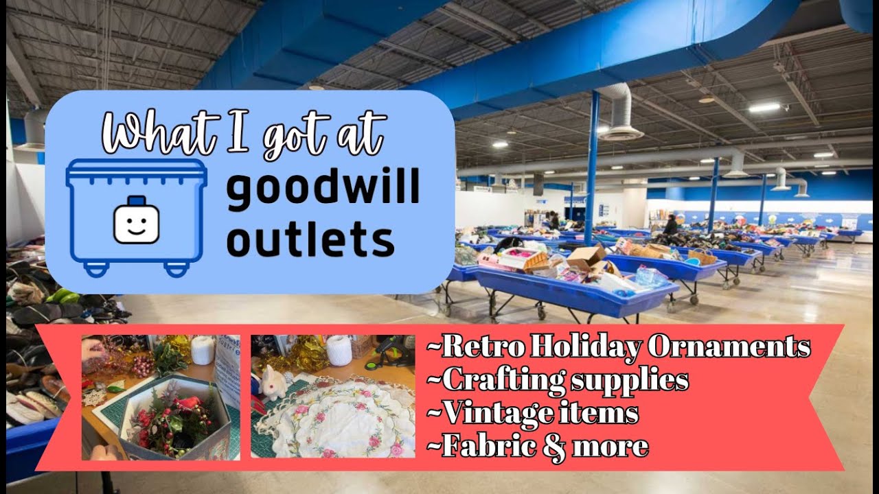 What I got at the Goodwill Bins Outlet Store ~ Vintage Items, Crafting ...
