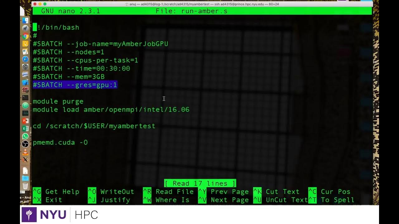 Running a GPU job on HPC Cluster - YouTube