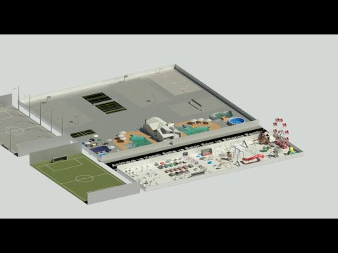 Kapalı Salon, Açıkhava Spor, Eğlence, Park, Jimnastik Family İndir Kullan/ #Revit 2023 Eğitimi Kurs