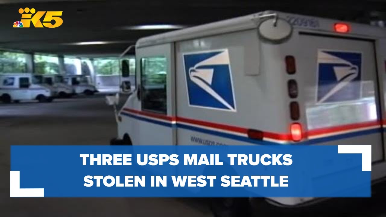 Three USPS trucks stolen in West Seattle in January - YouTube