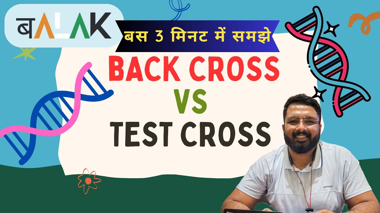 Back Cross VS Test Cross within 3 Minutes|बस 3 मिनट में समझे Back Cross ...