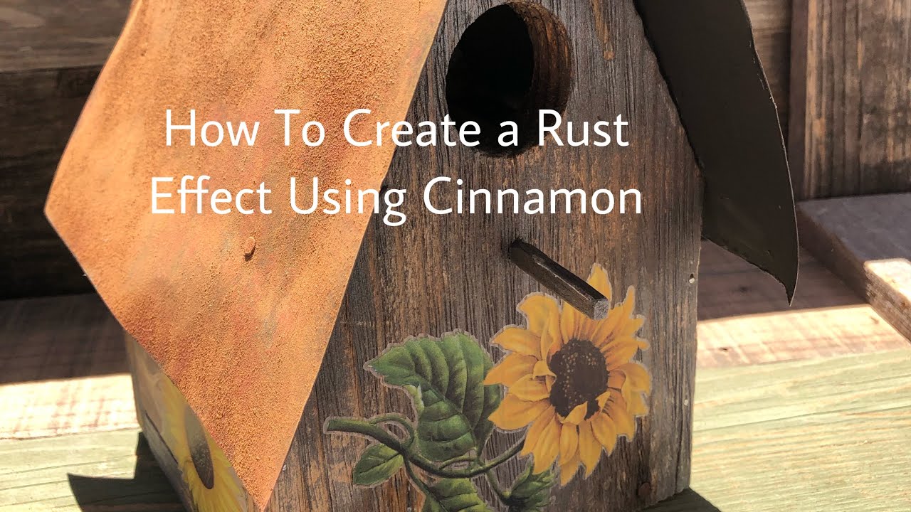 How to Create a Rust Effect Using Cinnamon - YouTube