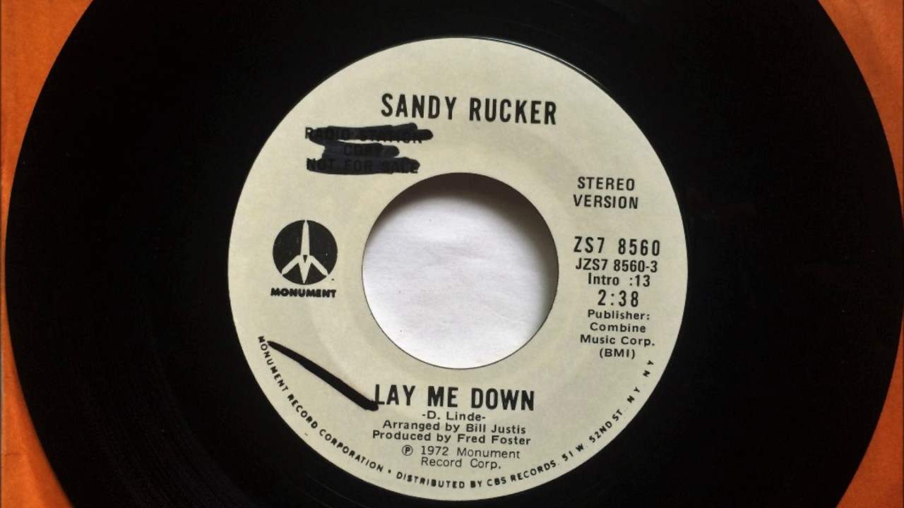 Lay Me Down , Sandy Rucker , 1972 - YouTube