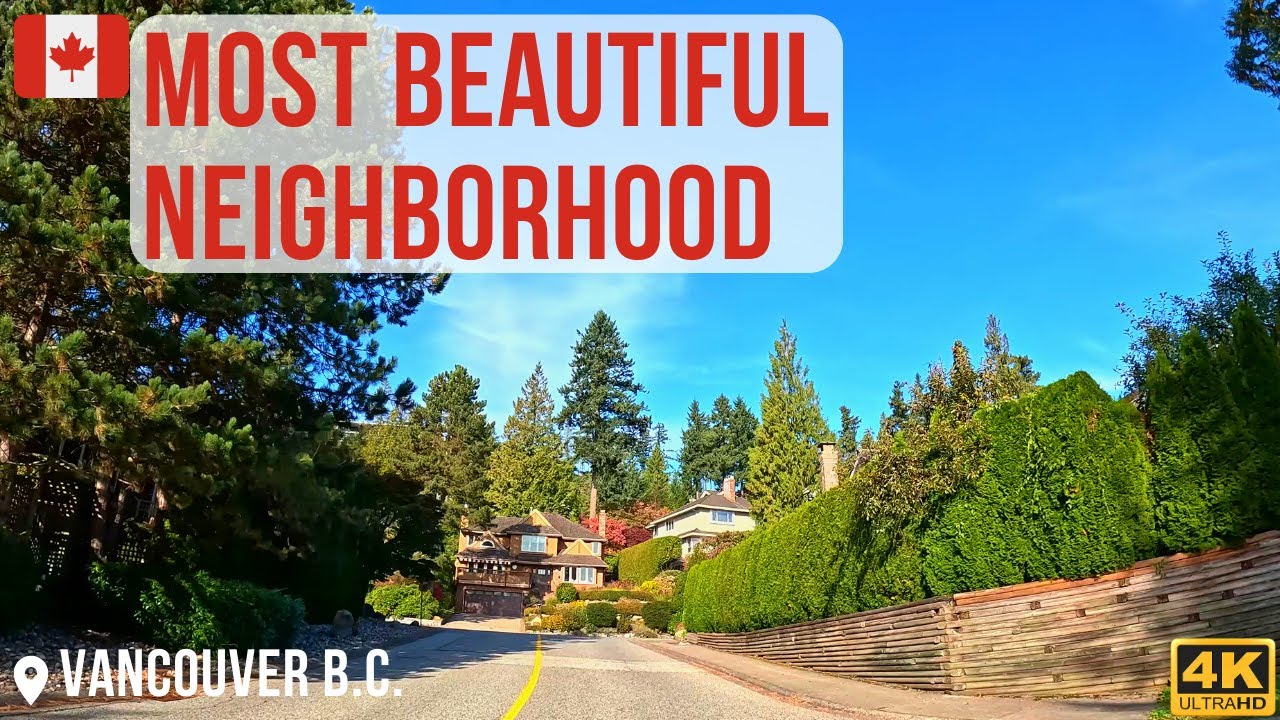 Scenic Drive: Beautiful Caulfeild Neighborhoods of Vancouver | 4k - YouTube