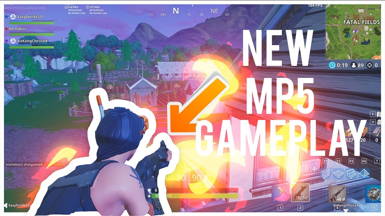 NEW MP5 SUBMACHINE GUN!!!!! FORTNITE NEW WEAPON!!! ft.(EasyforLife321 ...