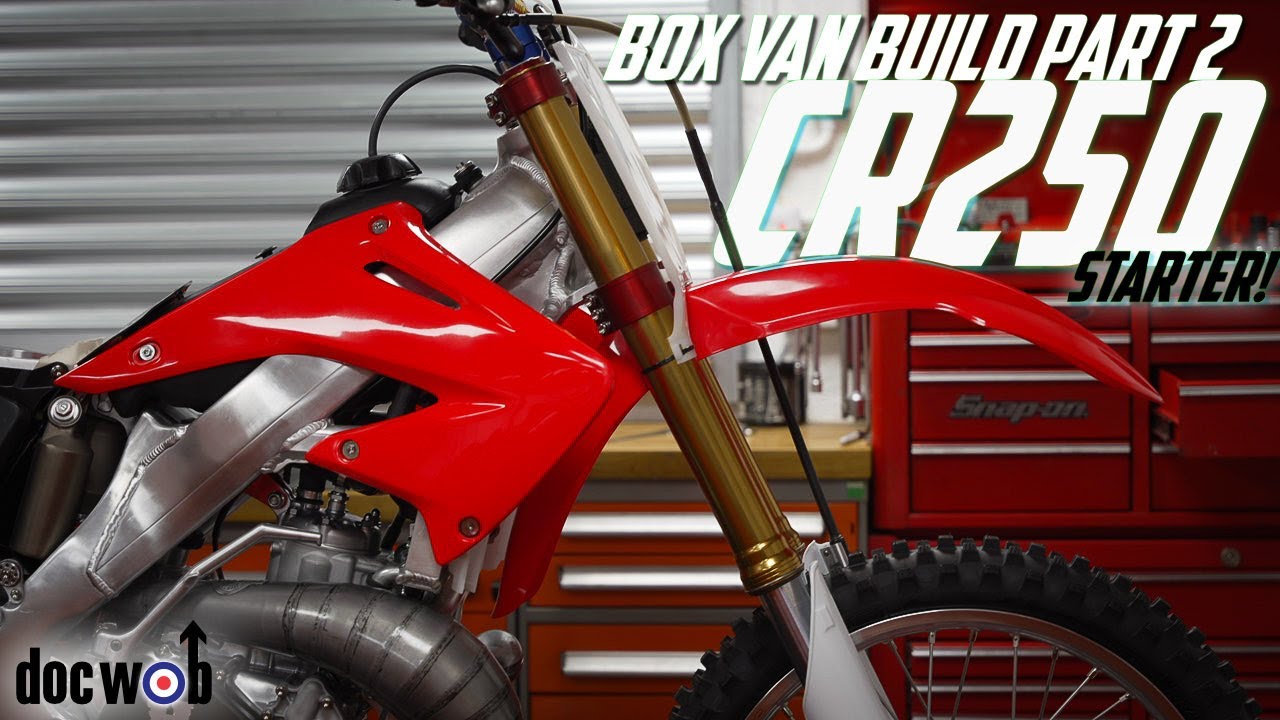 DOCWOB - 90's BOXVAN part 2 - Honda CR250 04 Build - YouTube