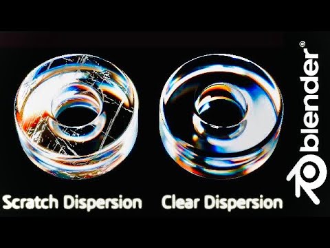 Blender Tutorial: Detailed Glass Dispersion Scratch and Clear - YouTube
