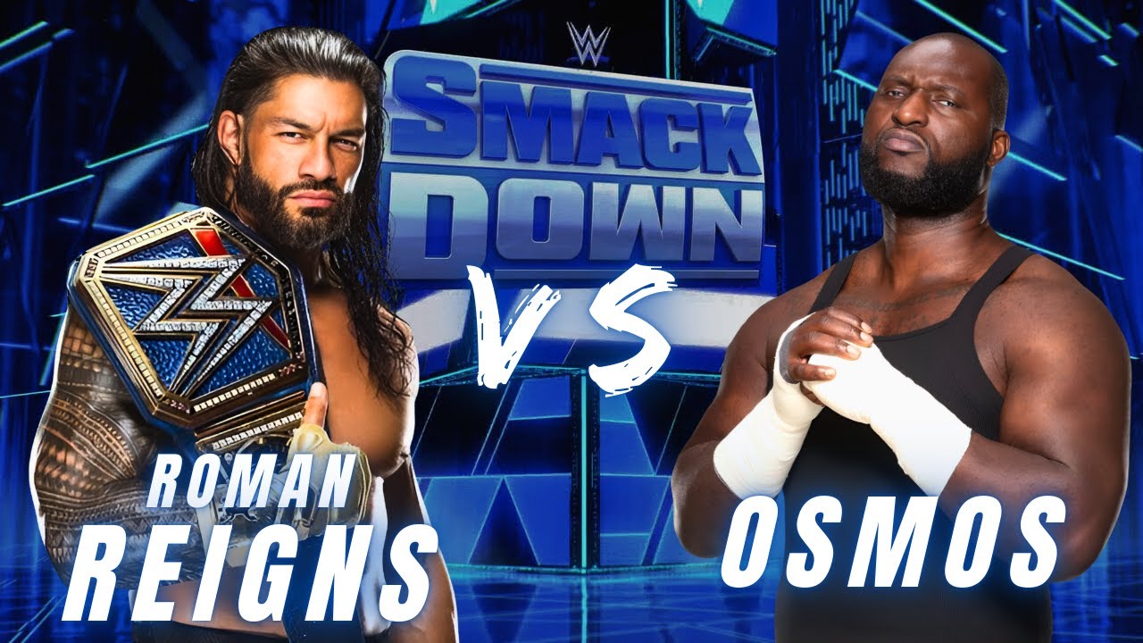 Roman Reigns vs. Omos : Roman Reigns Faces the Giant Omos on SmackDown ...
