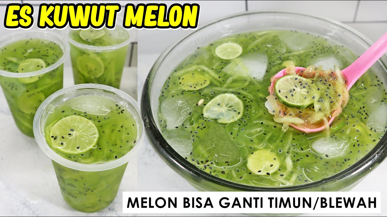 RESEP ES KUWUT MELON SEGER | COCOK BUAT BUKA PUASA - YouTube