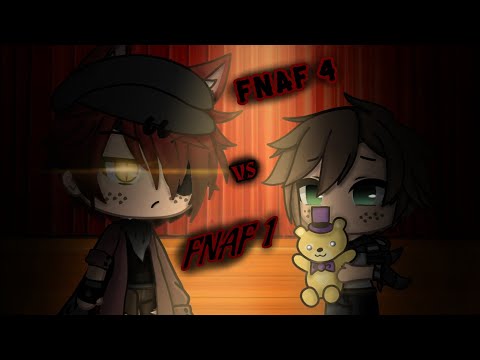 FNAF 4 Vs FNAF 1 Gachalife Singing Battle