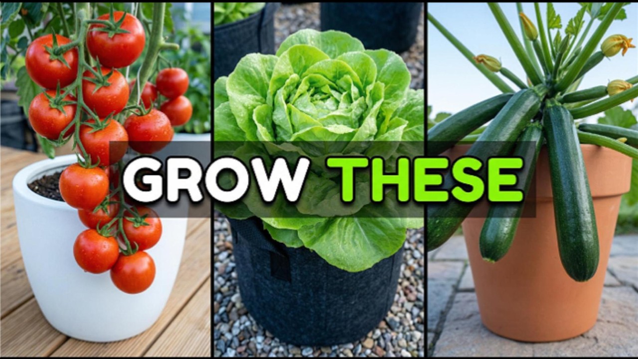 10 Foolproof Vegetables Even a Complete Beginner Can Grow - YouTube