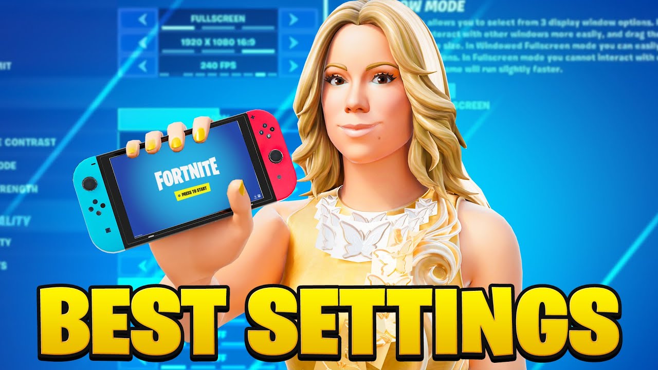 *NEW* Best Nintendo Switch Settings + Sensitivity For Fortnite Chapter ...