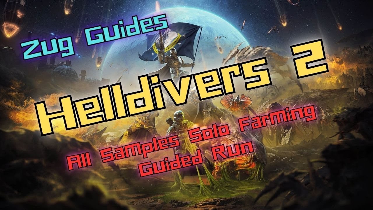 Helldivers 2 - All Samples Solo Farming Guided Run - YouTube
