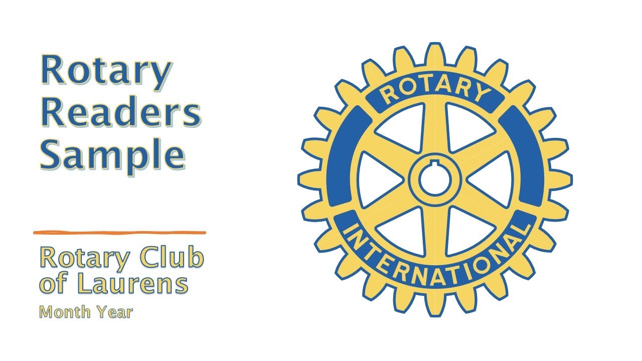 Rotary Readers Sample - YouTube