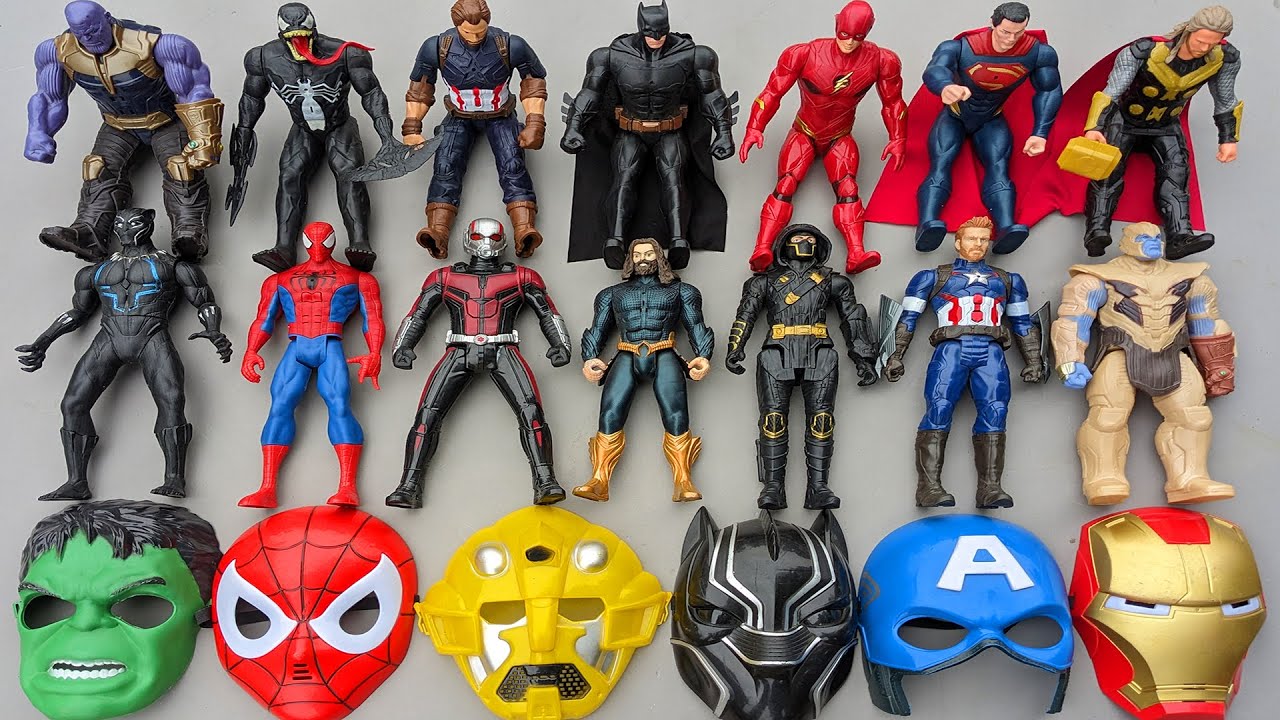 Avengers Assemble! Thanos, Hulk, Spider Man, Iron Man vs Captain ...