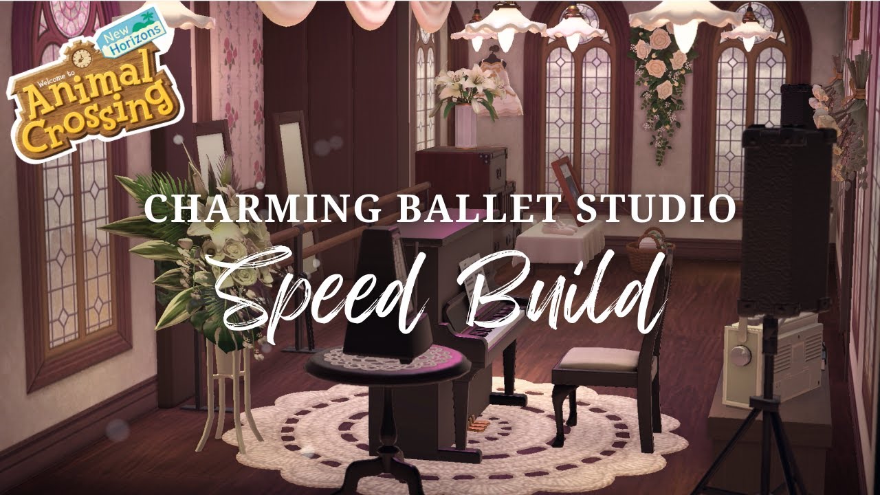 CHARMING BALLET STUDIO 🩰 [ SPEED BUILD SATURDAY ] | Animal Crossing New ...