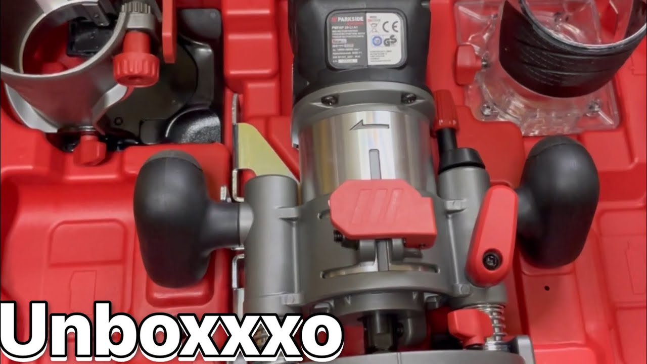 Parkside Performance PMFAP 20-li A1 fresatrice router - YouTube