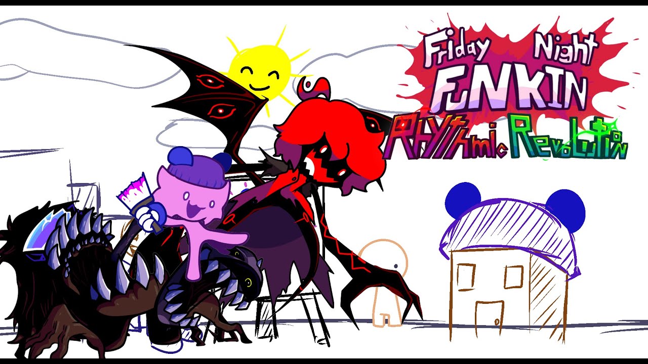 Friday Night Funkin: Rhythmic Revolution V1 gameplay - FNF mod part 3 ...