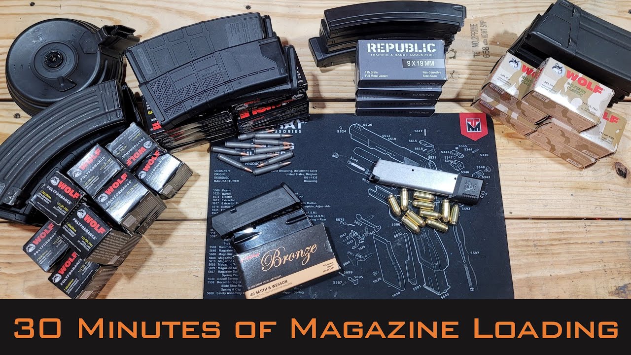 Reloading Gun Magazines for 30 Minutes - YouTube