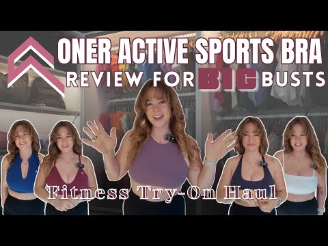 Oner Active Sports Bra Review for Big Busts | Fitness Try-on Haul
