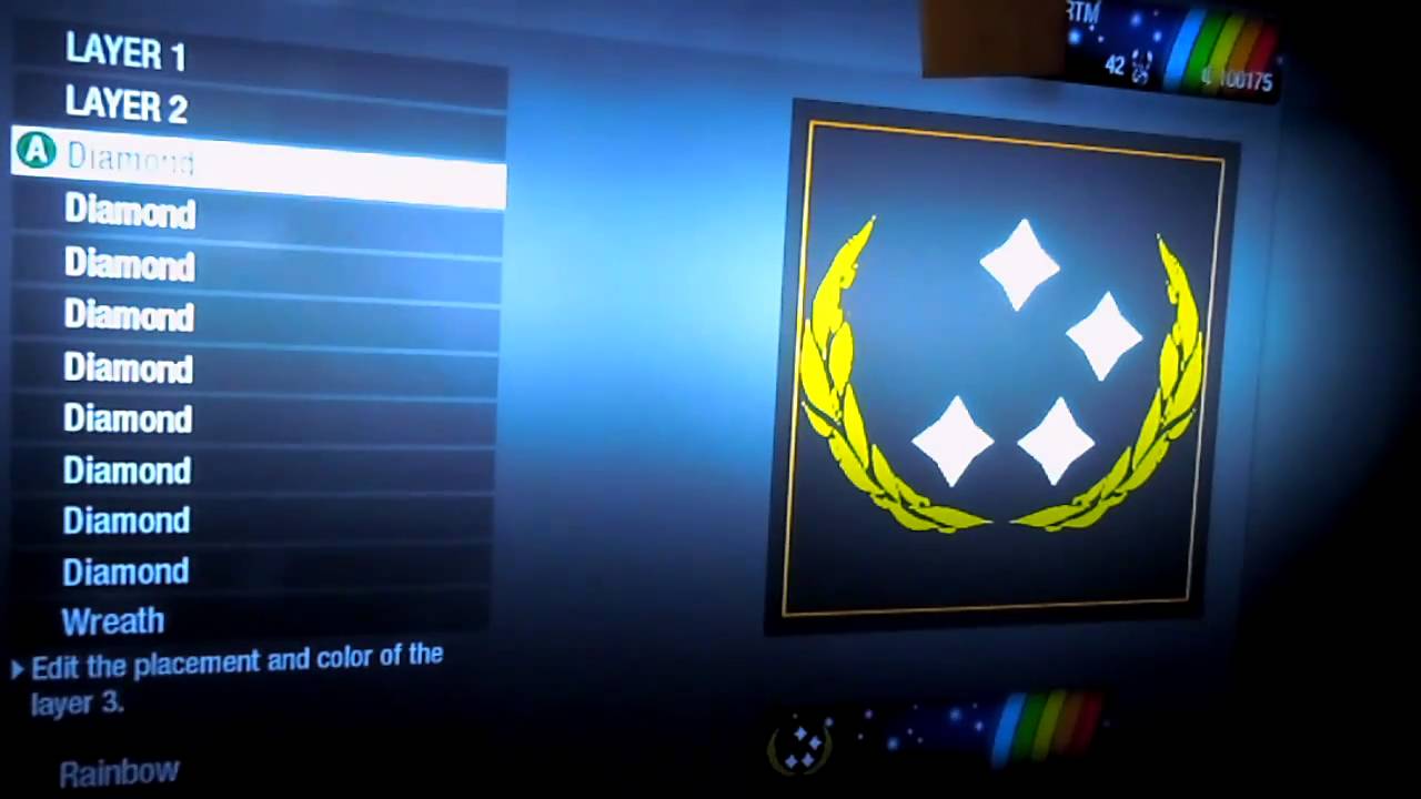 Black Ops Halo 3 General emblem tutorial - YouTube