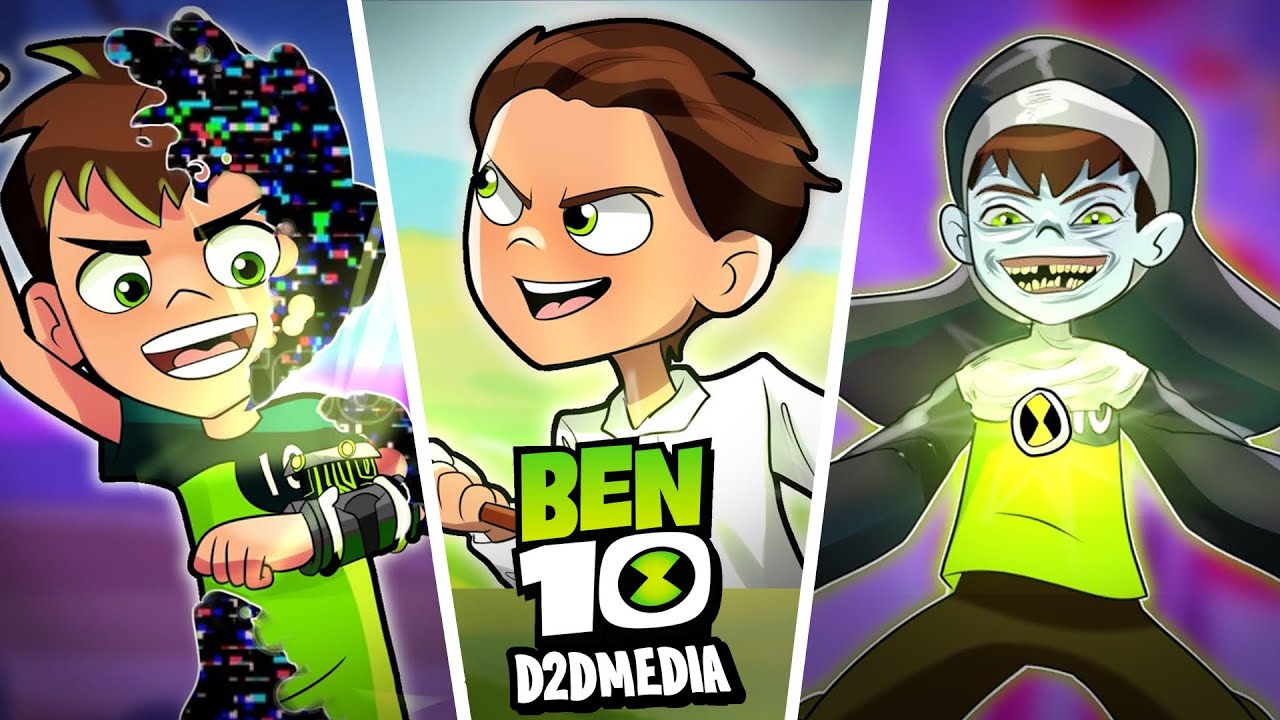Best of Ben 10 Fanmade Transformation: Glitch, Ms Evil Nun, Patrick Bateman - YouTube