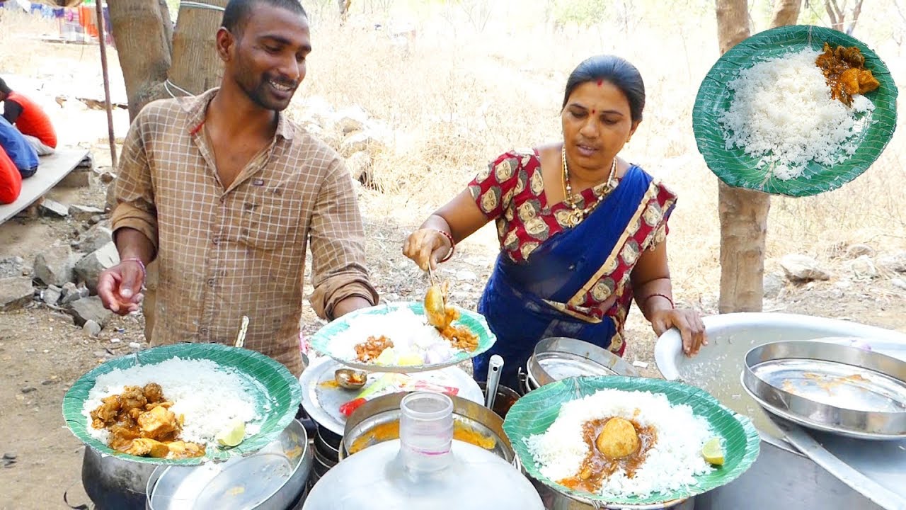 Cheapest Roadside Unlimited Meals | Indian Street food | Journey For ...