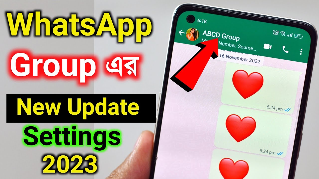WhatsApp Group New Update Settings 2023 - YouTube