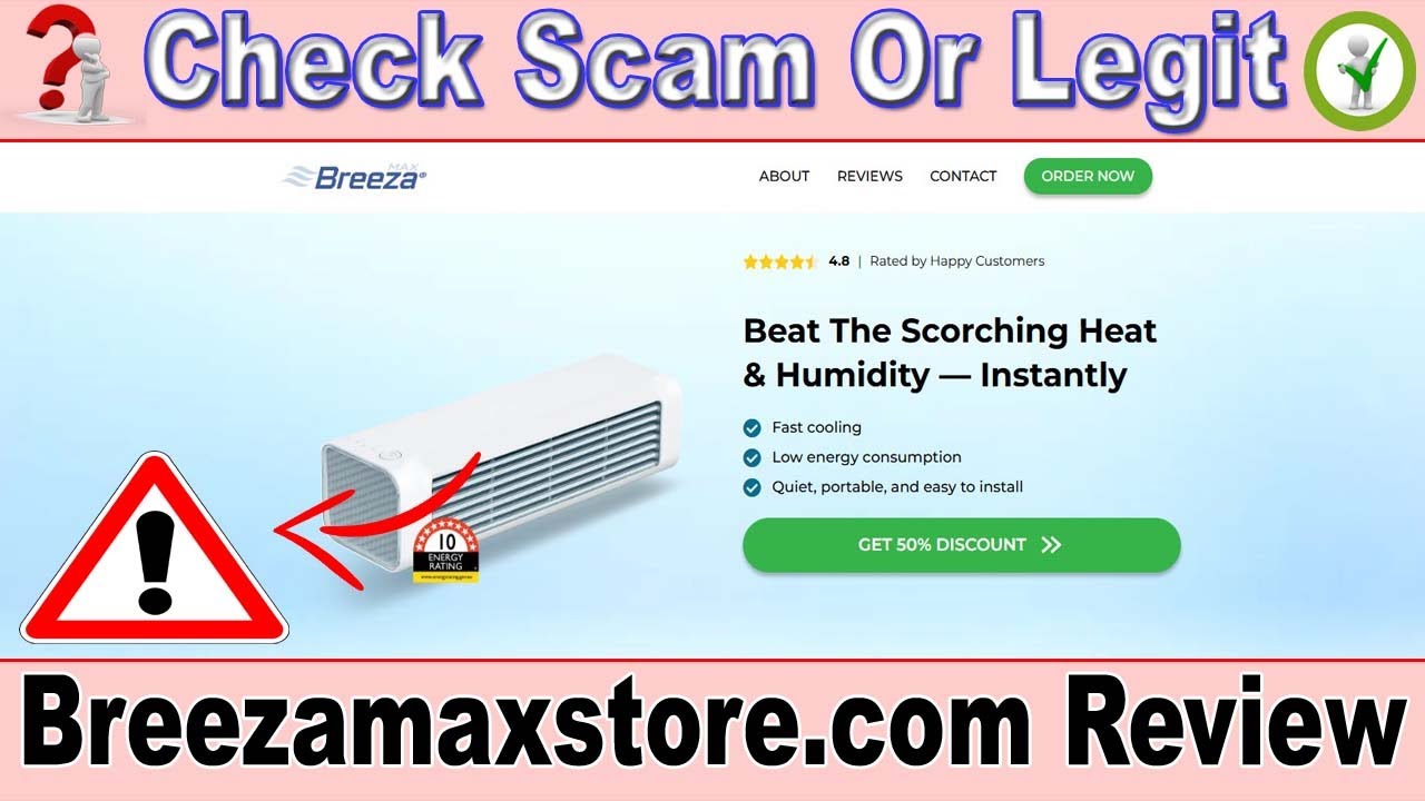 Breezamaxstore.com Review 🔥 Legit Portable AC or SCAM Site? - YouTube