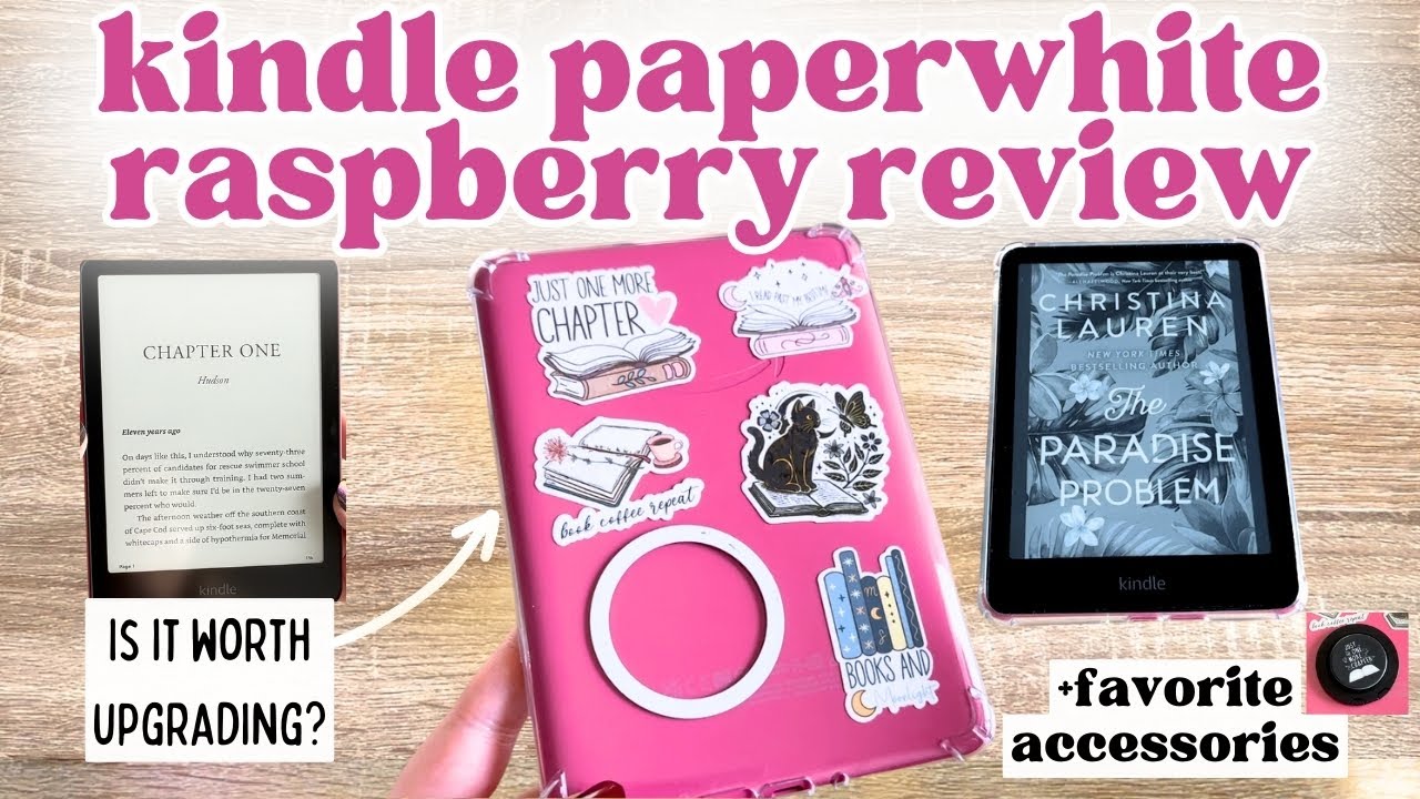 KINDLE PAPERWHITE RASPBERRY 2024 REVIEW! Should you upgrade? # ...