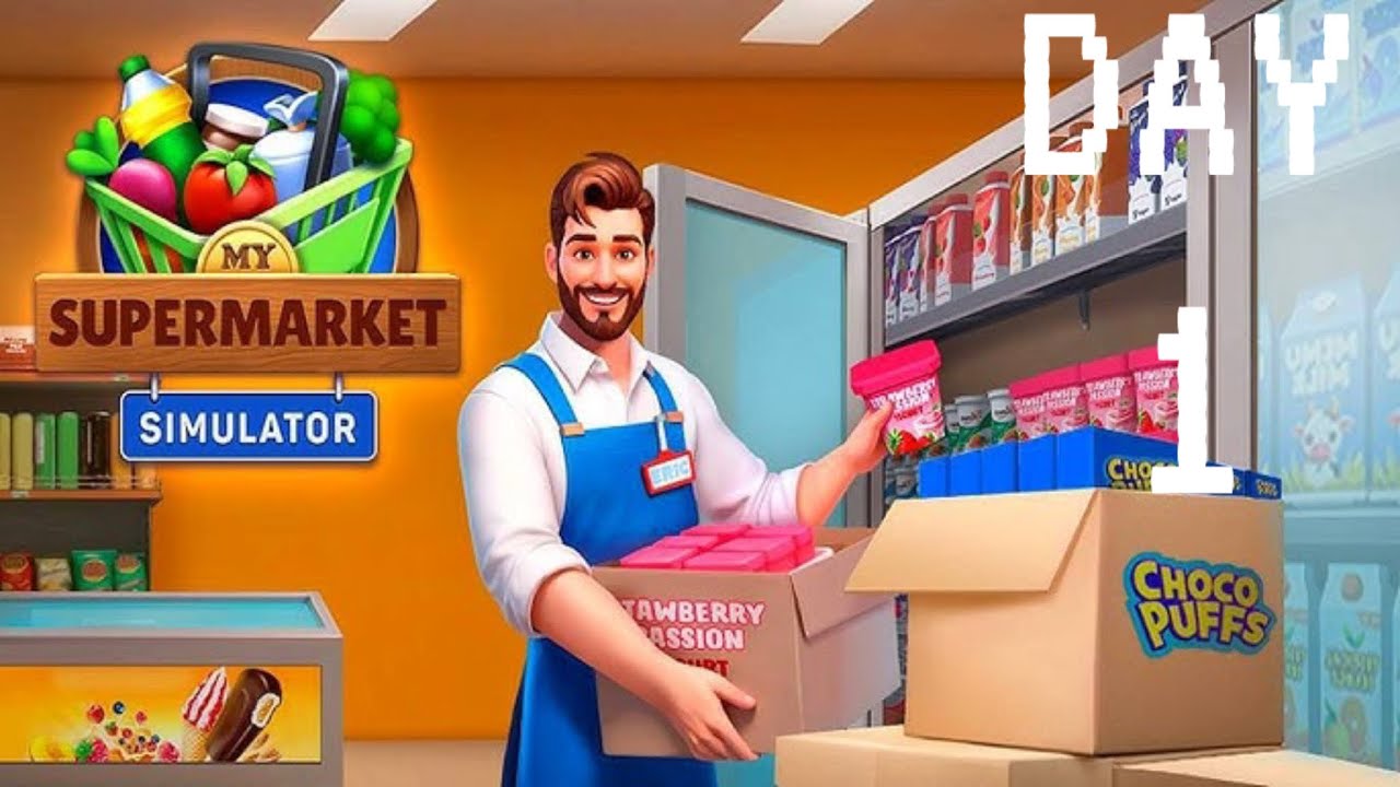MY SUPERMARKET SIMULATOR 3D GamePLAY WALKTHROUGH PART.1-(IOS,android ...