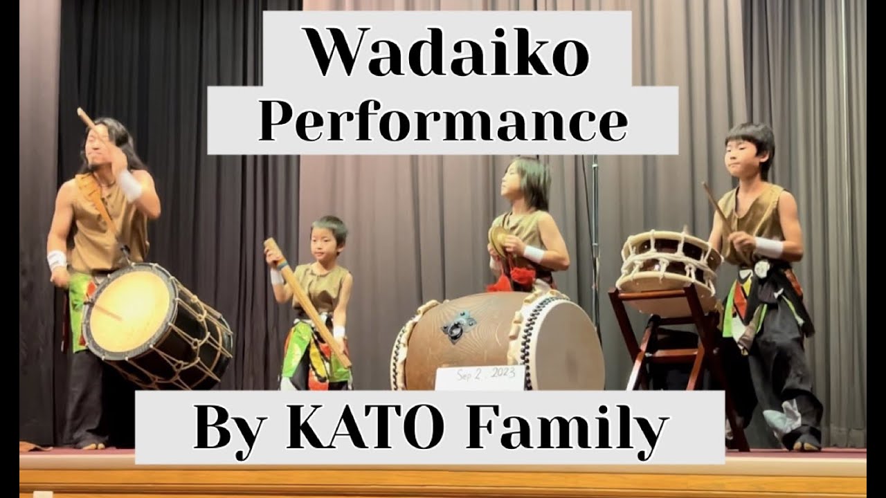 Wadaiko Drum Performance by Takumi Kato at Daiichi ward - YouTube