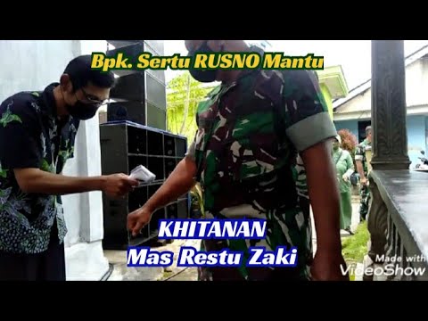 Khitanan Mas Restu Zaki (Putra Bp Sertu RUSNO) - YouTube