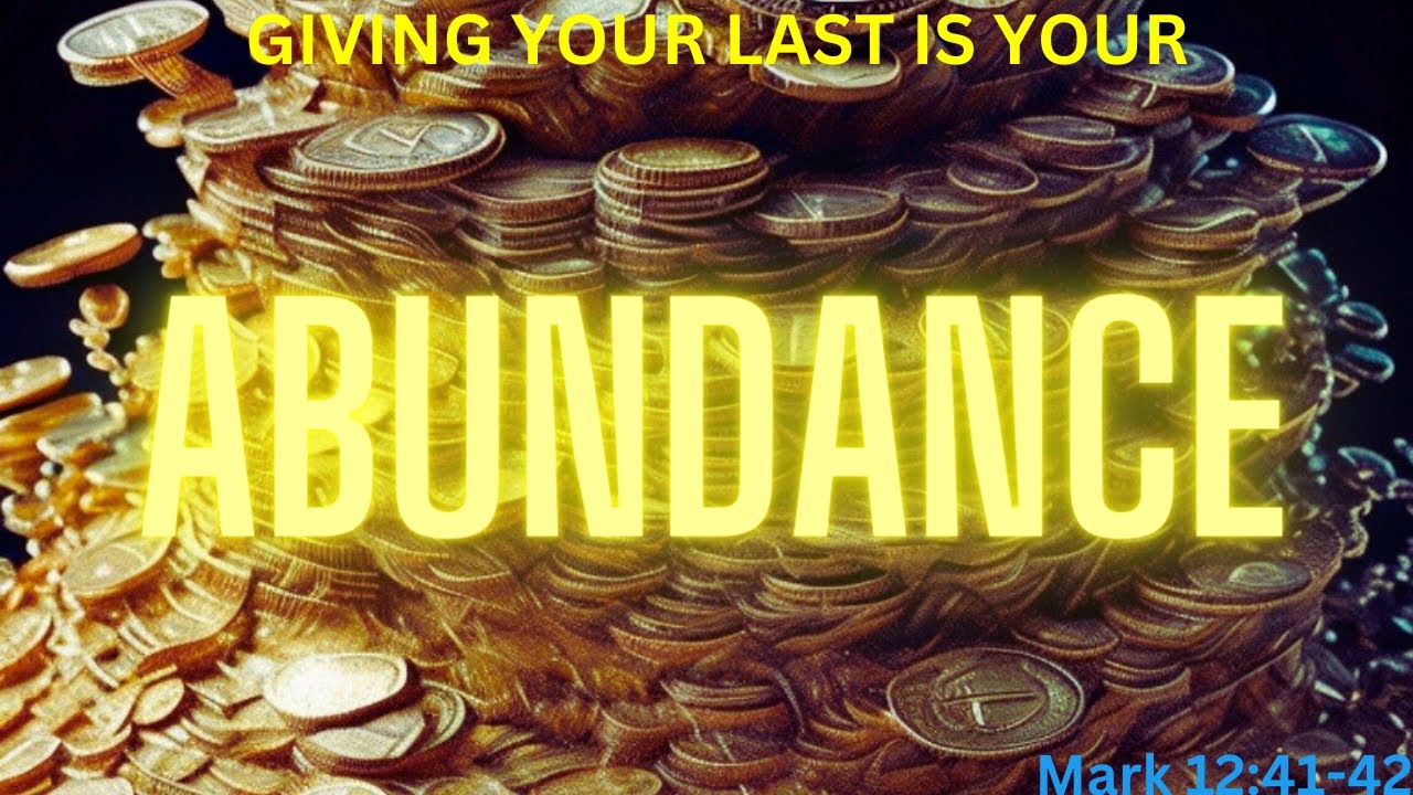 The Power of Sacrificial Giving | A Prayer for Generosity and Trust ...