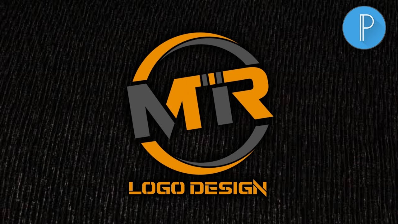 M R Logo Design In Pixellab | SSD #logodesign #ssd - YouTube