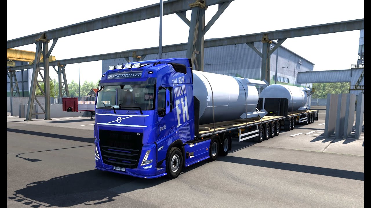 ETS2 1.50 | Volvo FH 2022 | HCT Double Trailer - YouTube