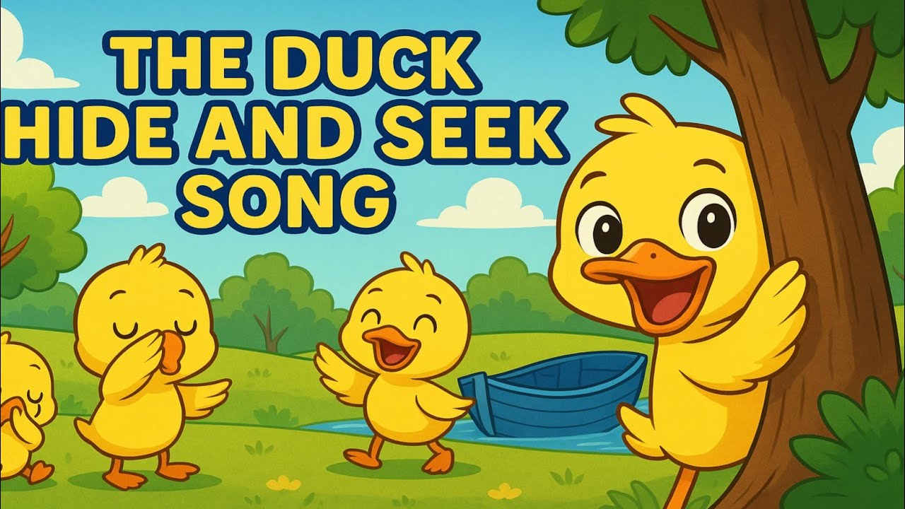 The Duck Hide and Seek Song | Fun Duck Song for Kids | Toonzy Wheels ...