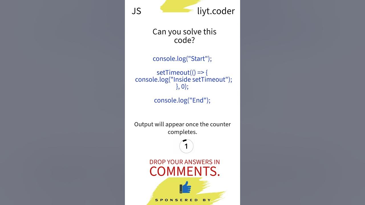 Event Loop: setTimeout vs. Synchronous Code - YouTube