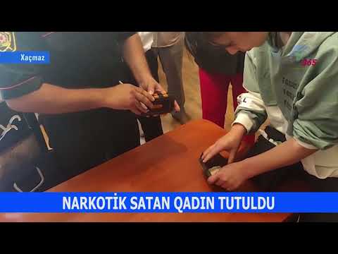 NARKOTİK SATAN QADIN TUTULDU