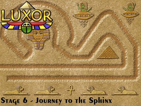 Luxor - Stage 6 - Journey To The Sphinx (Gameplay by me) - YouTube