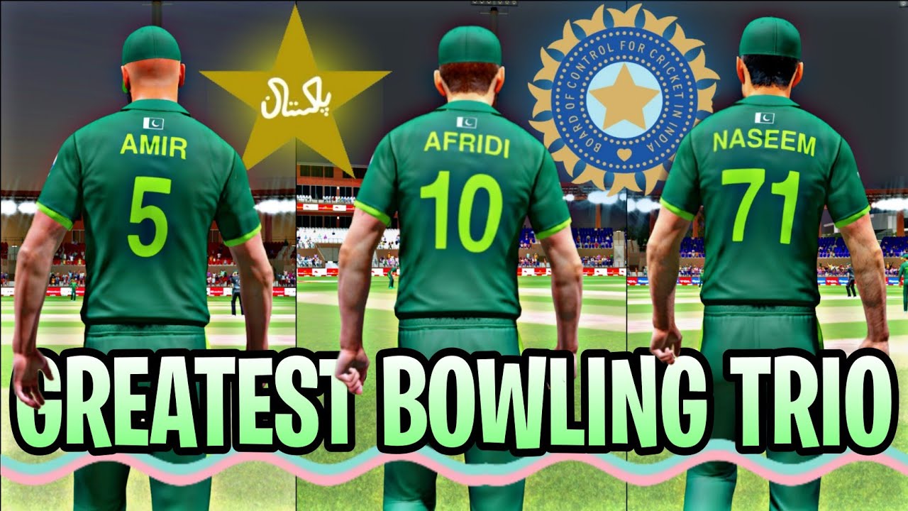 GREATEST BOWLING TRIO IN CRICKET! Pakistan vs India - YouTube