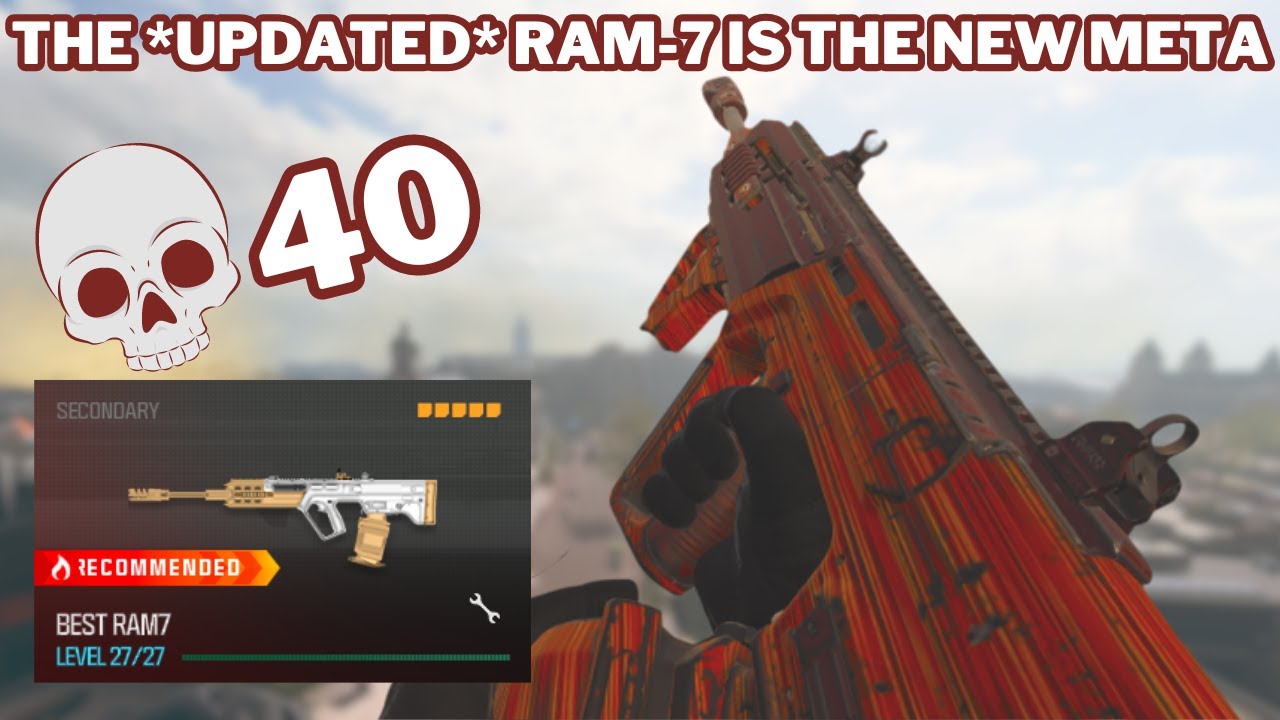 THE *UPDATED* RAM-7 IS THE NEW META - ( BEST RAM-7 BUILD ) - WARZONE 3 ...
