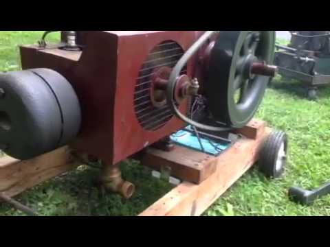 Old engines running in yard - YouTube