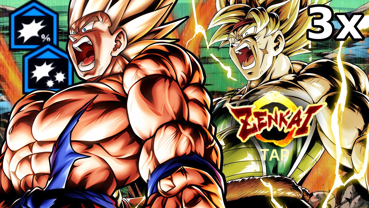 IM SO SORRY! ULTRA SSJ GOKU WITH BARDOCK CRIT BUFFS 3x ZENKAI BUFFED ...