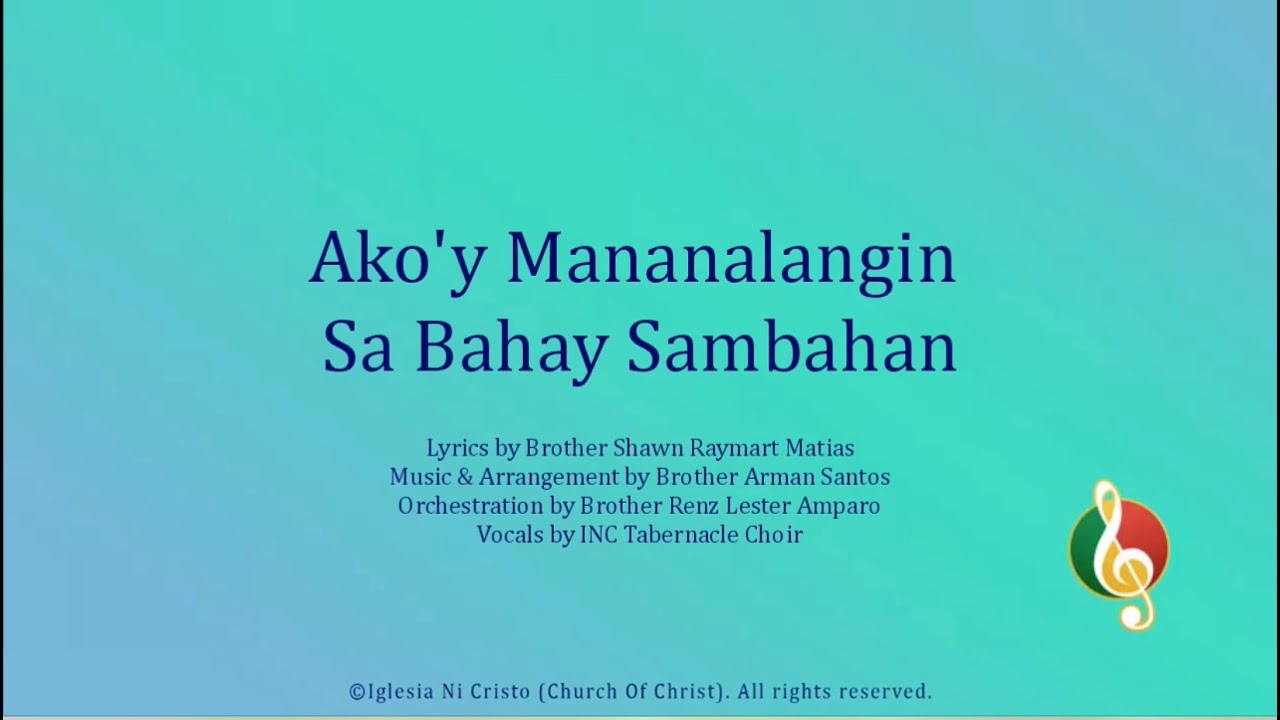 Ako'y Mananalangin Sa Bahay Sambahan - YouTube