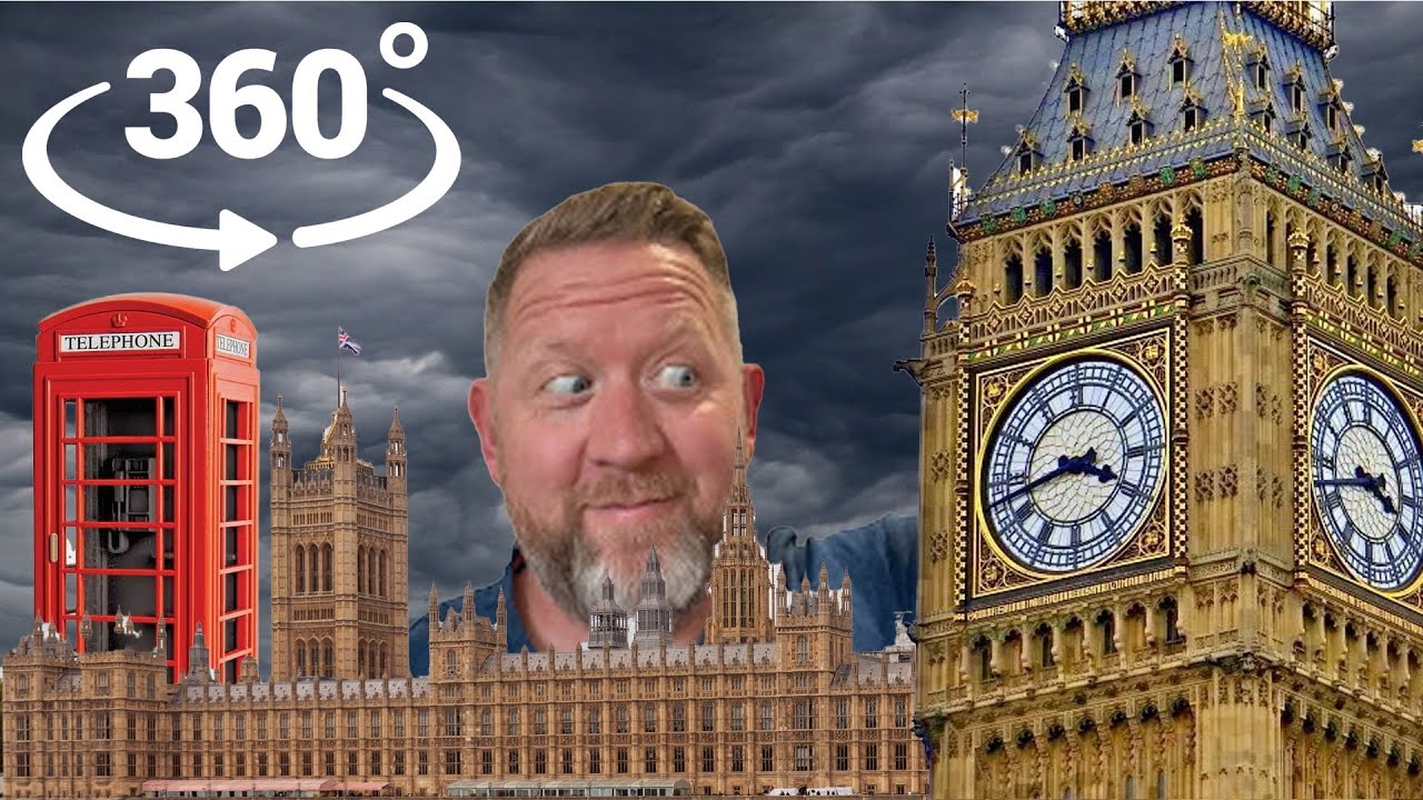 360 degree run around London | Big Ben, Westminster Palace, Buckingham ...
