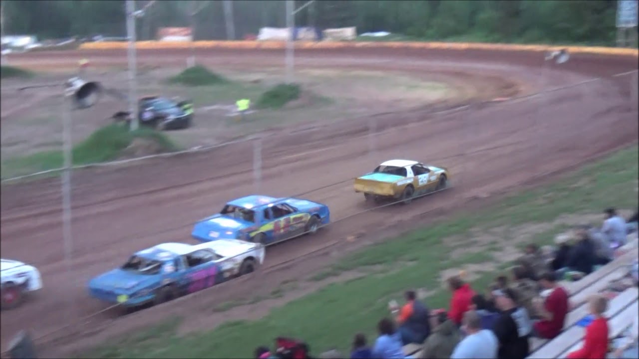 Pure Stocks 6 9 18 Tomahawk Speedway - YouTube