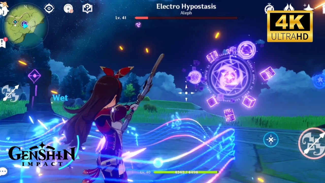 Defeated ELECTRO HYPOSTASIS : Aleph | GENSHIN IMPACT | Gameplay | No ...